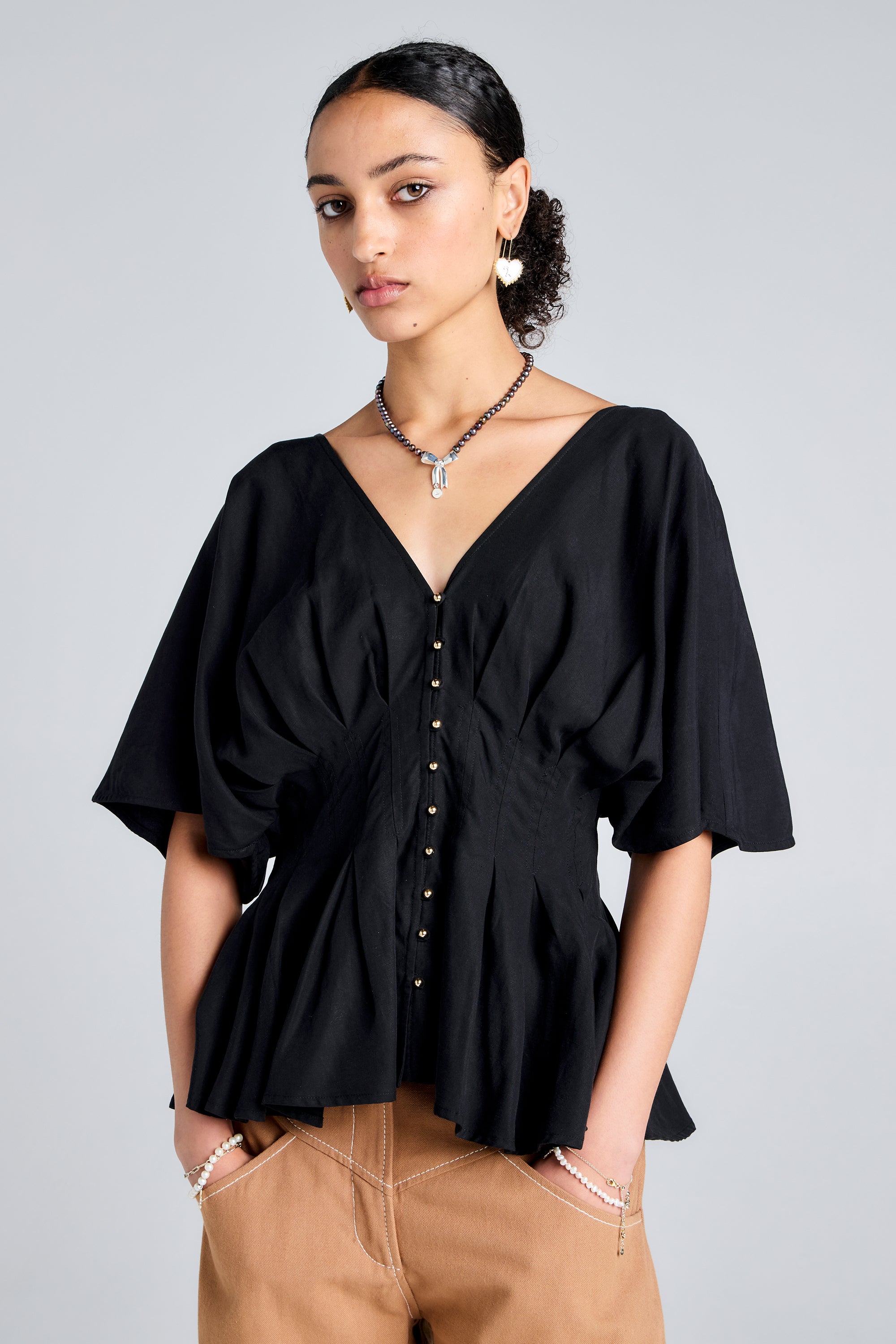 Florence Top Black – Karen Walker