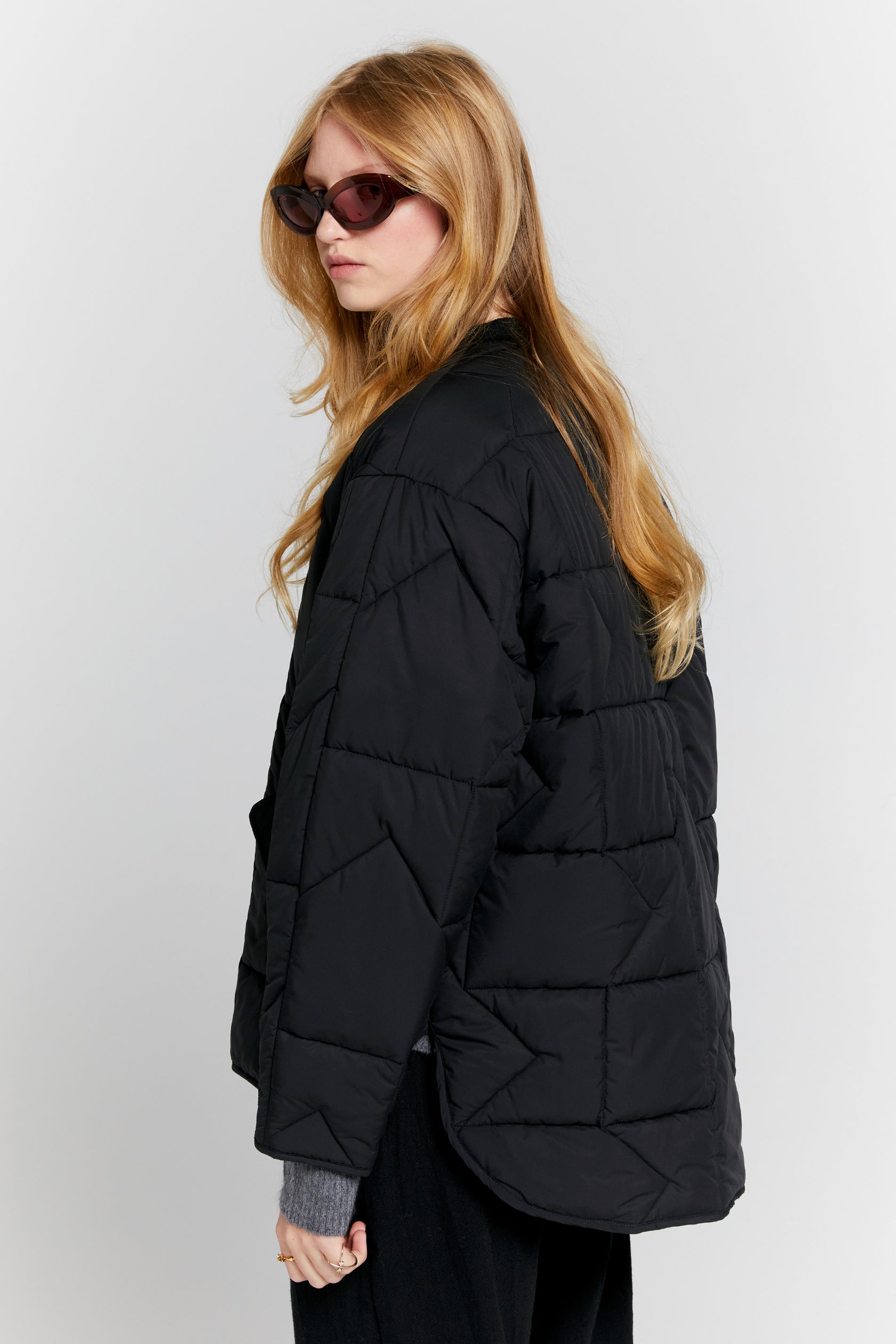 Quilted Monogram Jacket Black – Karen Walker