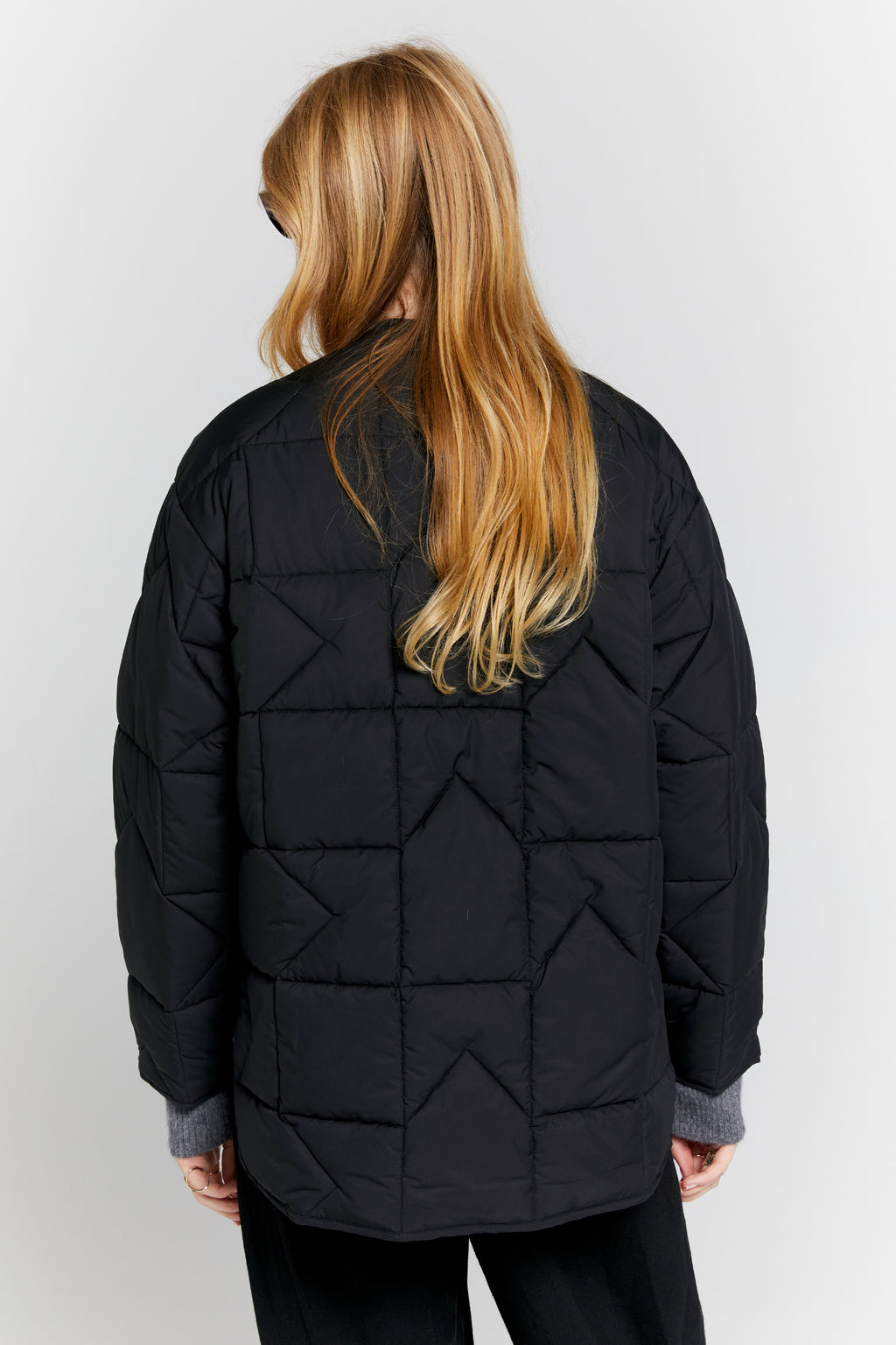 Quilted Monogram Jacket Black – Karen Walker
