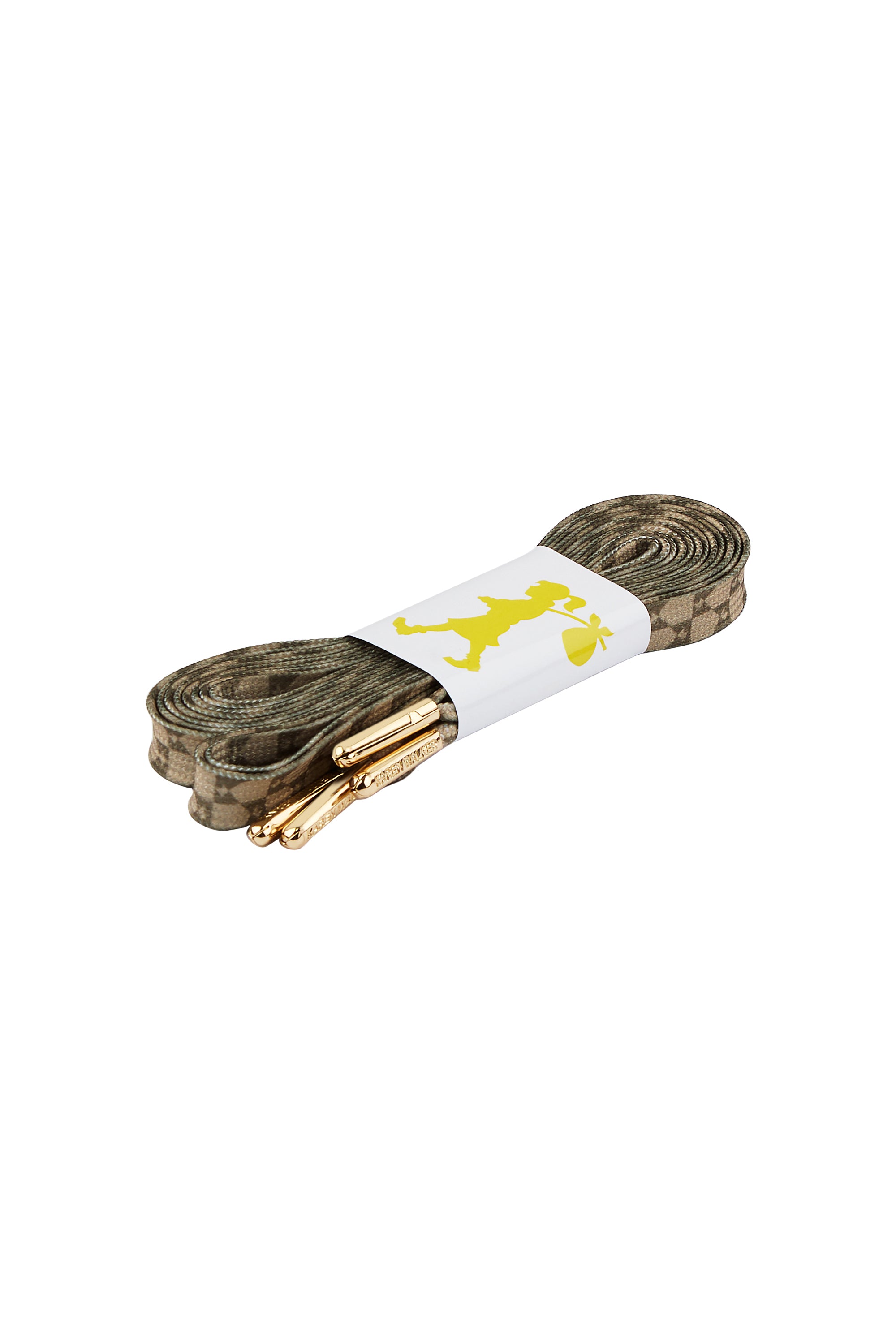 Monogram Shoelaces Olive Multi – Karen Walker