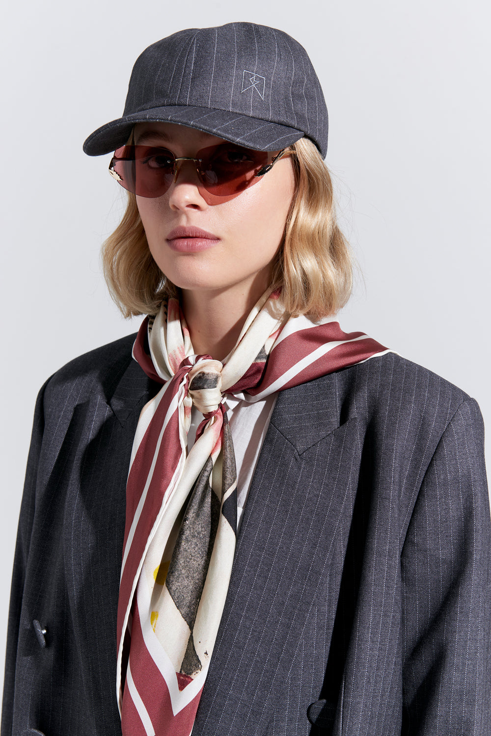 Auckland Art Gallery x Eileen Mayo Turkish Bath Silk Scarf Red Clay ...