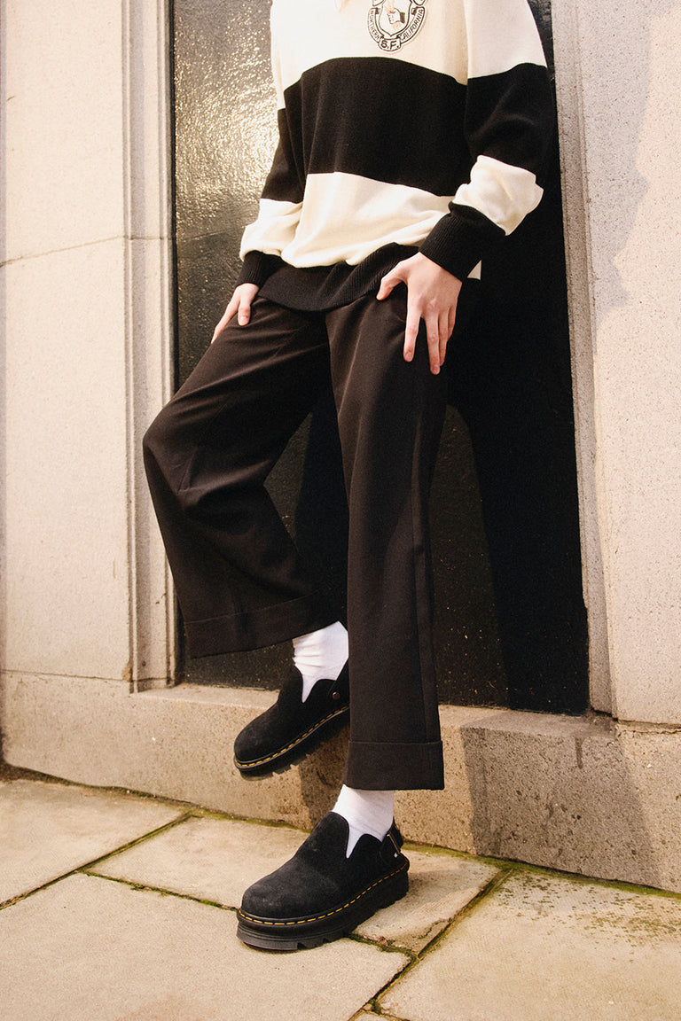 Zebzag Mule Black – Karen Walker