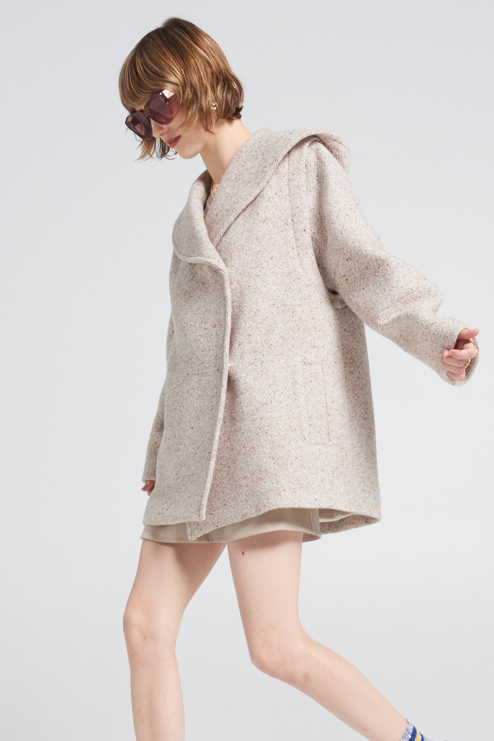 Hooded Excursion Jacket Oatmeal – Karen Walker