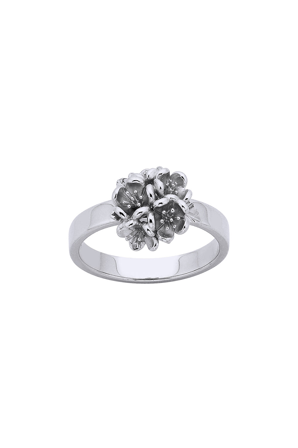 Flower Ball Ring Silver – Karen Walker