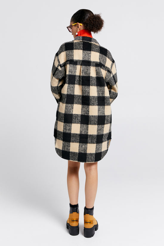 Nola Jacket Almond Buff Multi Colour – Karen Walker