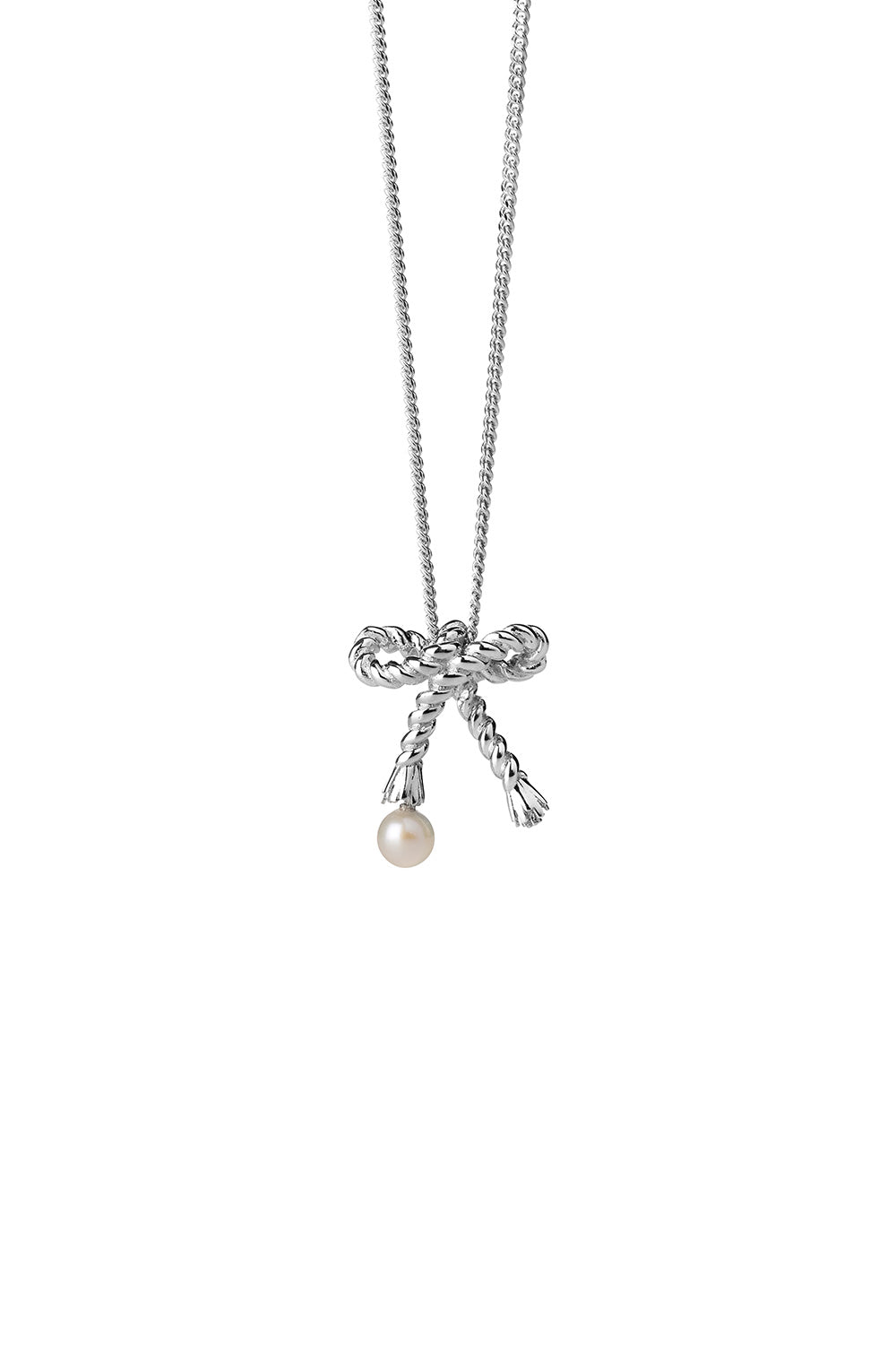 Love Knot Necklace Silver – Karen Walker