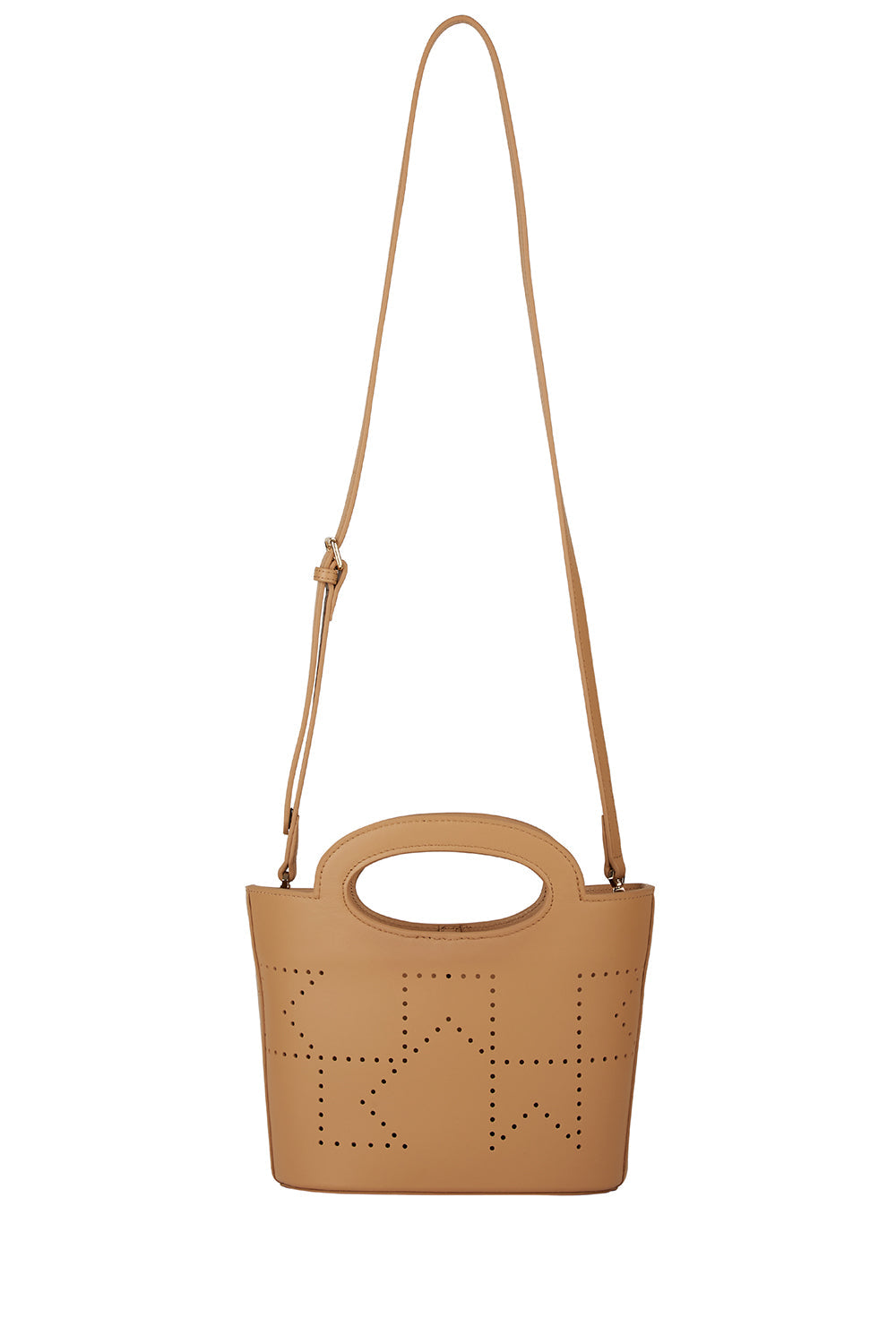 Monogram Small Basket Camel – Karen Walker