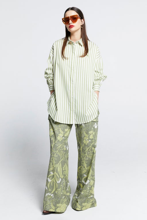 Oversized Walker Shirt Apple Stripe – Karen Walker