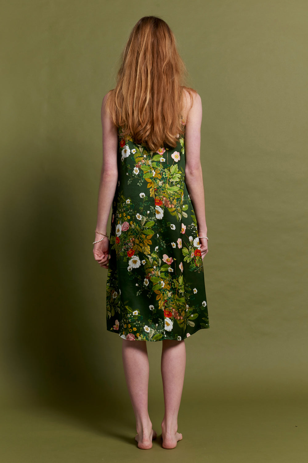 Love Letter Silk Slip Nightie Dark Green – Karen Walker