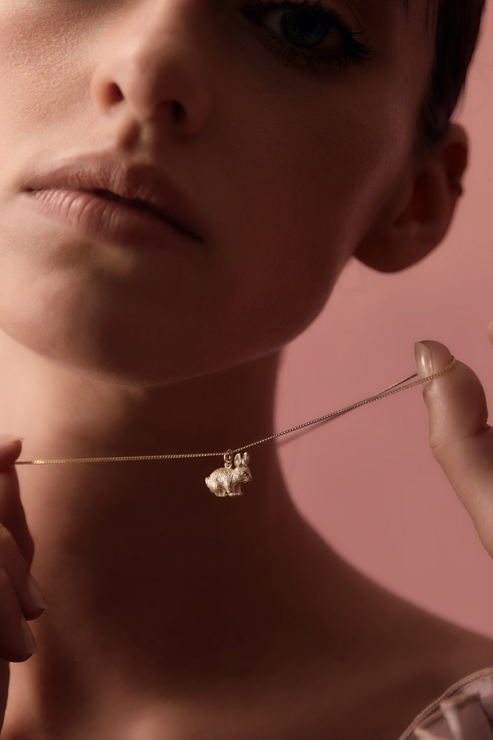 Rabbit Necklace Gold – Karen Walker