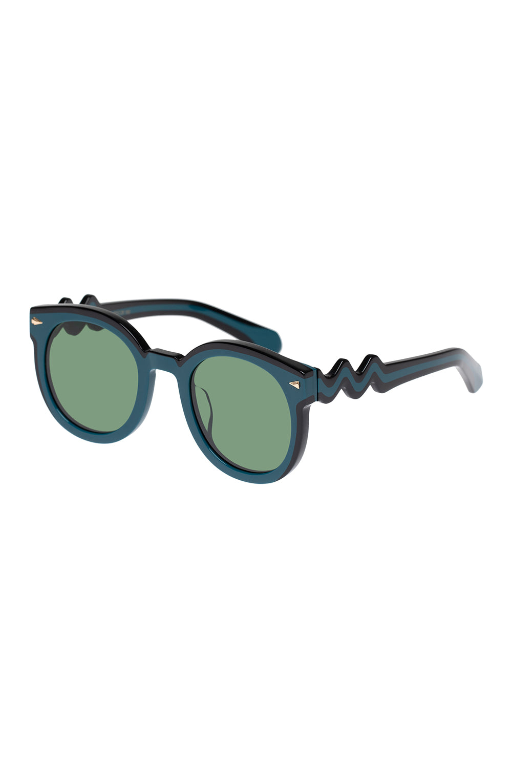 Super Wavy Duper Teal Black – Karen Walker